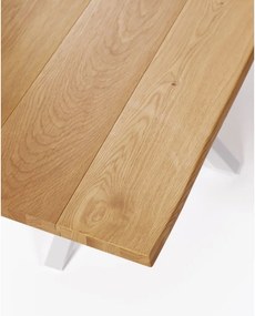 Jídelní stůl s deskou v dubovém dekoru 90x160 cm Argo – Kave Home