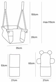 Dětská houpačka – Meowbaby