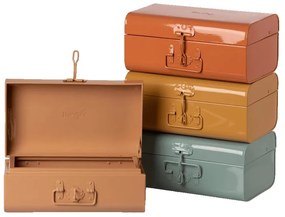 Maileg Plechový kufřík Storage Suitcase Small Barva: Hořčicová