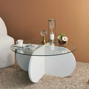Konferenční stolek Bubble White