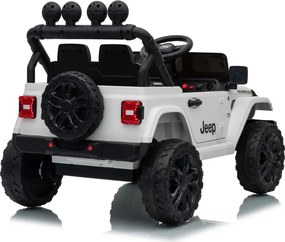 LEAN CARS Akumulátorové vozidlo Jeep Rubicon DK-JWR558 24 V, bílé