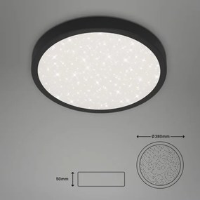 Briloner 3071-015 - LED Stropní svítidlo RUNA LED/24W/230V černá