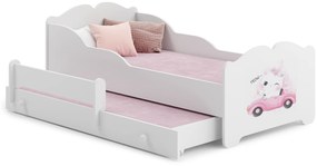 Dětská postel s matracemi XIMENA II 160x80 Motiv: DOGS