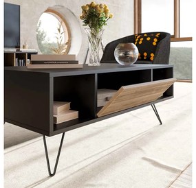 Designový konferenční stolek Baqia 120 cm ořech černý