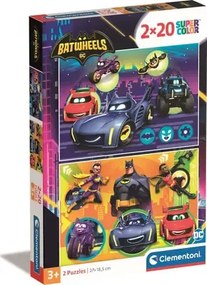 Clementoni PUZZLE Batwheels / 2x20 dílků / od 3 let
