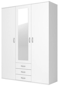 ARK Šatní skříň OZO, Bílá 150 cm