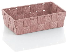 KELA Košík Alvaro plast starorůžová 23x15 cm KL-24351