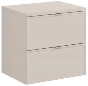 Závěsná skříňka Bella Cashmere s deskou 60 cm kašmírová