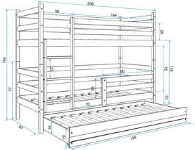 NEW:Postel Bára 180x200