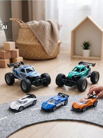 Sinsay - Sada závodních a terénních aut 5 pack - vícebarevná