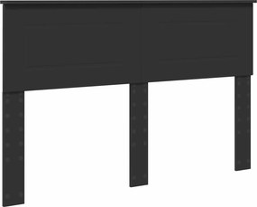 Rám postele s čelo Černá 150 x 200 cm Kompozitní dřevo 3408838