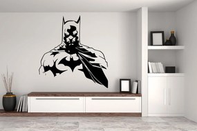 Lepy.cz Samolepka na zeď Batman Velikost (šířka x výška): 50x53cm, Barevná varianta: Černá