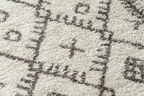 Kusový shaggy koberec BERBER TANGER krémový