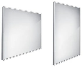 Nimco zrcadlo LED 800 x 700 Model 13000 hliníkový rám ZP 13003