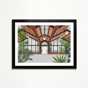 Martu Hlavajová | Masarykovo nádraží Rám: Černý, Velikost: 40 x 60 cm