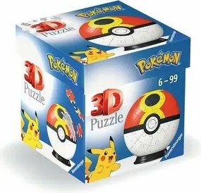 Ravensburger 3D Puzzle -Ball Pokémon: Repeat Ball/ 54 dílků / Pokémon