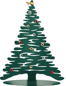 Vánoční dekorace Bark vánoční stromek s magnety zelená