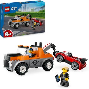 Lego stavebnice lego city 60435 odtahový vůz a oprava sporťáku