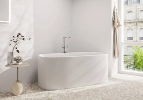 Hansgrohe Tecturis E, páková vanová volně stojící baterie na podlahu, chromová, HAN-73445000