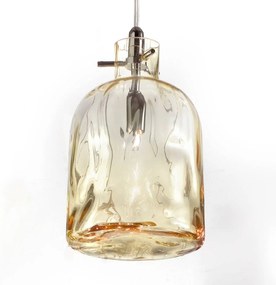 Designová závěsná lampa Bossa Nova 15 cm jantarová