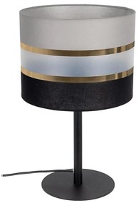 Stolní lampa CORAL 1xE27/60W/230V černá/šedá