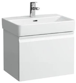 Laufen Pro S - Umyvadlová skříňka, 570x450x390 mm, 1 zásuvka, lesklá bílá H4833710964751