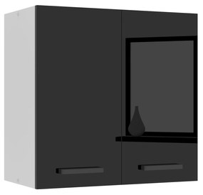 Kuchyňská skříňka Belini Premium Full Version horní 60 cm černý lesk