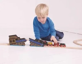 Bigjigs Rail Most vrak lodi / od 3 let