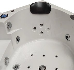 BPS-koupelny Hydromasážní vířivá vana Orino 632 135x135 s ohřevem vody