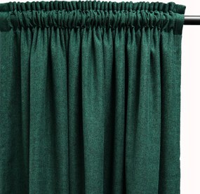 Zatemňovací Záclony Do Obývacího Pokoje Na Pásku 1000x200 Zeleň Lahvová Colorad