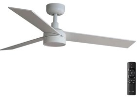 FARO Barcelona FARO 34295-1TW- LED Stmív. ventilátor RUDDER S LED/18W/230V 2700/4000/6500K + DO 34295-1TW