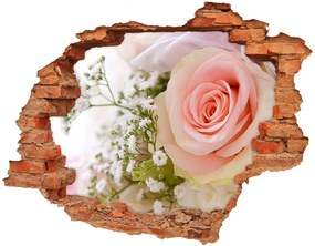 Wallmuralia Samolepící díra nálepka Kytice květin 90x70 cm