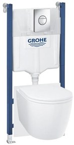 GROHE 103843SH00 - Sada 5 v 1 SOLIDO COMPACT 1,13 m keramika/bílá