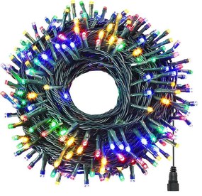LED světelný řetěz s možností výběru velikosti a barvy - 480 LED, barevná