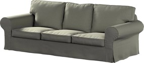 Potah na pohovku IKEA Ektorp 3-místná rozkládací, NOVÝ MODEL 2013 barva šedá látka pletený vzor