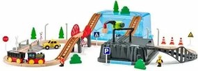 Woody Vláčkodráha v boxu – Důlní souprava 54ks / od 3 let