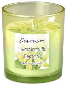 Emocio Sklo 74x80 mm Hyacinth & Peach vonná svíčka