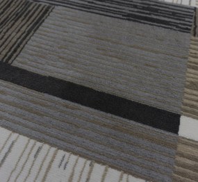 BE Koberec Lotus 9303 BEIGE - béžový šedohnědý obdélníkový Rozměr: 50x80 cm