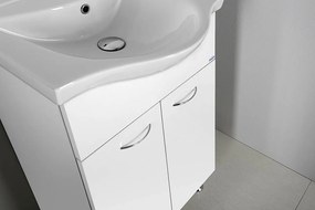 Aqualine, KERAMIA FRESH umyvadlová skříňka 51,1x74x34cm, bílá, 50057