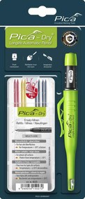 Pica Marker Pica Dry + náhradní tuhy | Vyberte variantu podle materiálu Varianta: tuhy barevné (žl,čer,šedá)