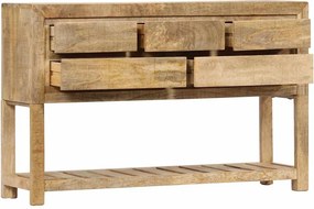 Příborník 120 x 30 x 75 cm masivní mangovníkové dřevo 247479