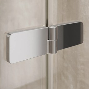 Mereo Novea obdélníkový sprchový kout 100 x 90 x 200 cm zalamovací levá s pevnou stěnou aluchrom čiré CK12833ZL