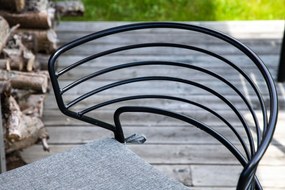 Barová židle Milano, 4ks, černá, S47*D48*V94