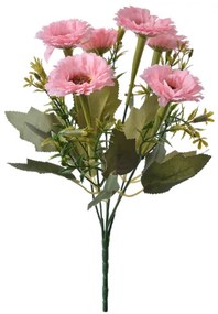Umělé květiny světle růžové gerbery – 30 cm