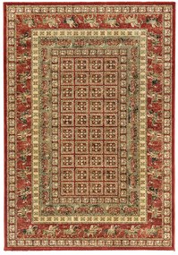 Koberce Breno Kusový koberec JENEEN 1527/C78R - PAZYRYK, Červená, Vícebarevné, 240 x 340 cm