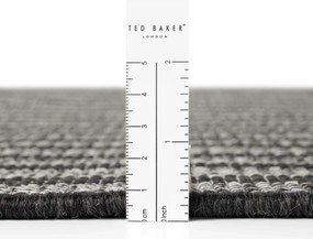 Ted Baker, Kusový koberec Ted Baker Haringey 106397 Black White, 120x170, černobílá, chodba / předsíň