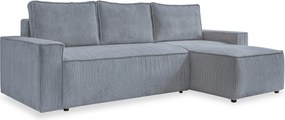 XXXLutz ROHOVÁ SEDAČKA, textil, světle šedá MID.YOU - Sedací soupravy - 001454005304