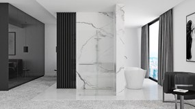 Rea - Cortis posuvná sprchová zástěna 120x200cm, 6mm sklo, čiré sklo/chromový profil, REA-K7211