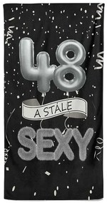 Osuška Stále sexy – černá (věk: 48)