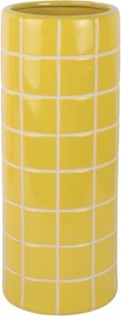 Žlutá keramická váza (výška 40 cm) Retro Tiles – PT LIVING